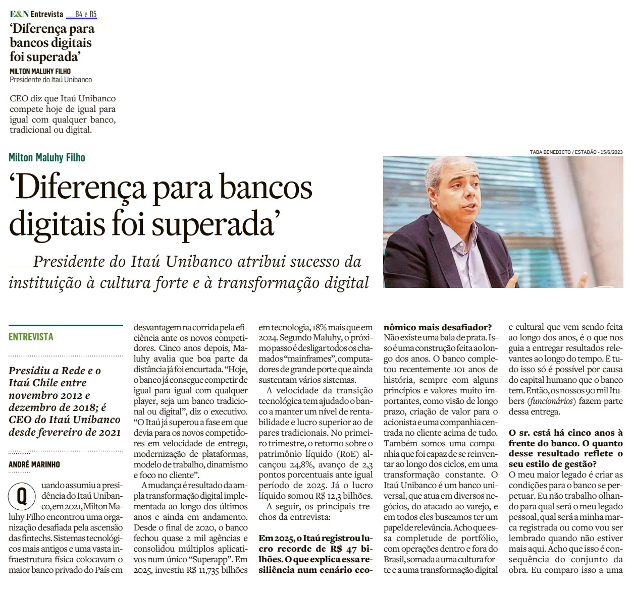 Rede Clipping: ‘Diferença para bancos digitais foi superada’